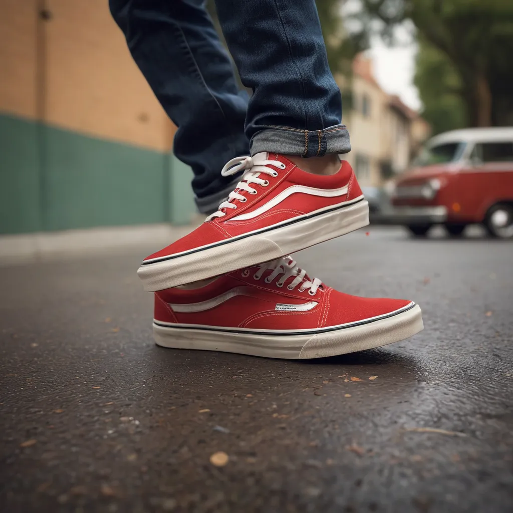 Exploring Red and Tan Vans in Skateboarding Culture