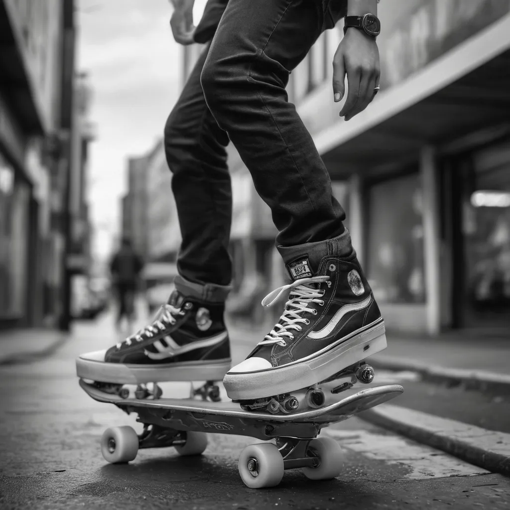 Exploring Black and White Platform Shoes in Skate Culture