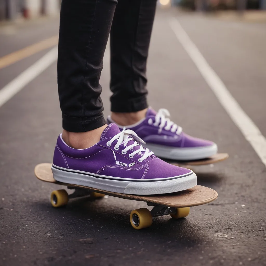 The Allure of Purple Strap Vans in Skateboarding Culture